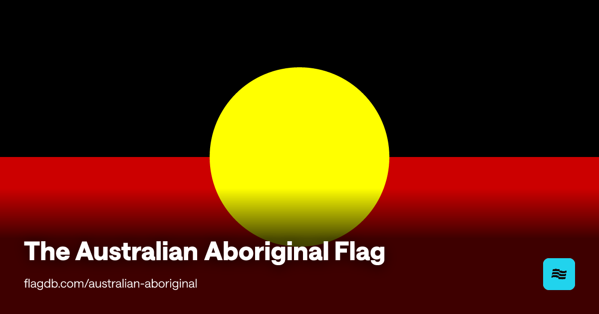 The Australian Aboriginal Flag - FlagDB - The Flag Database