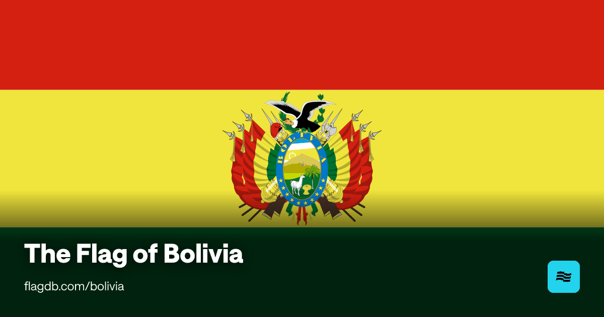 The Flag of Bolivia - FlagDB - The Flag Database