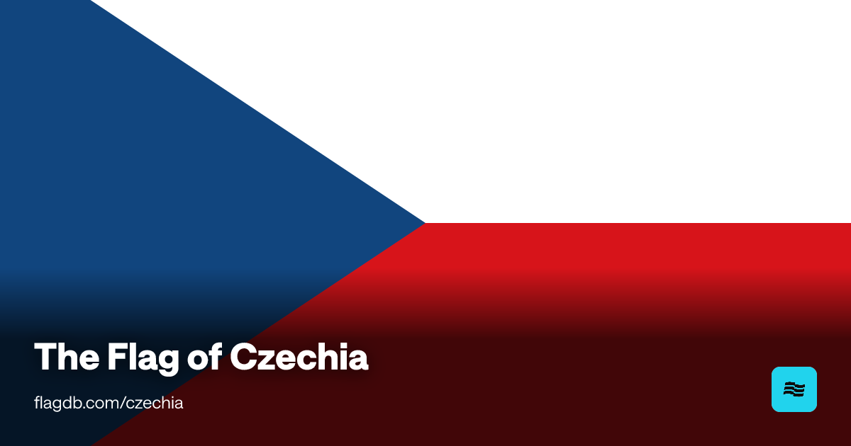 The Flag of Czechia - FlagDB - The Flag Database