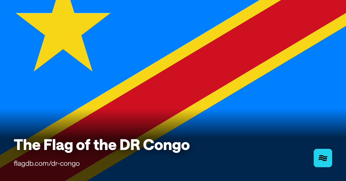 The Flag of the DR Congo - FlagDB - The Flag Database