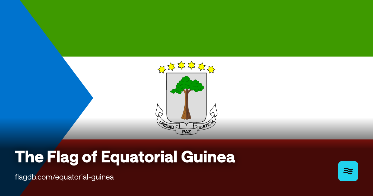 The Flag of Equatorial Guinea - FlagDB - The Flag Database