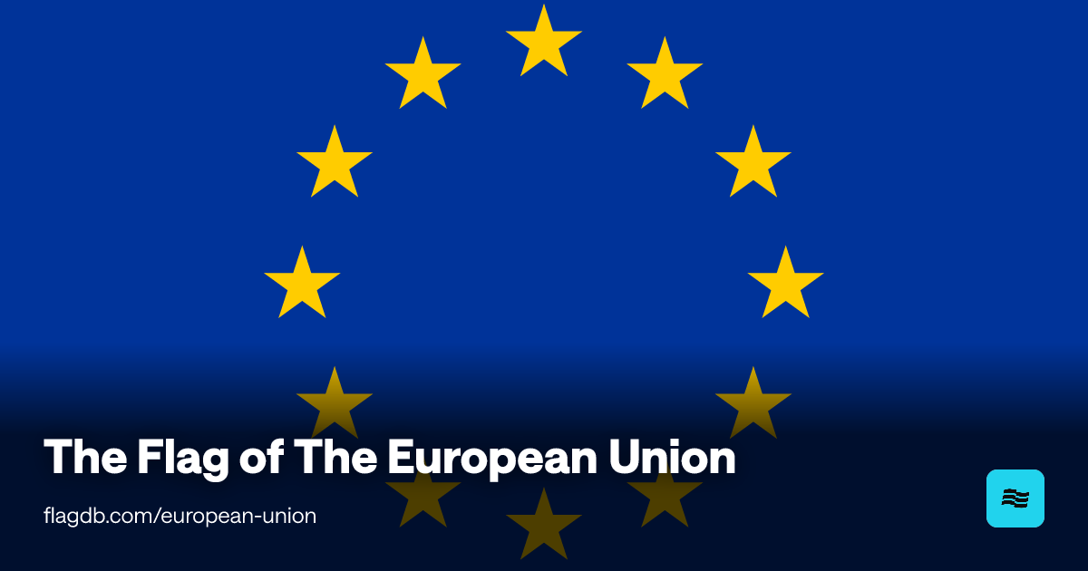 The Flag of The European Union - FlagDB - The Flag Database
