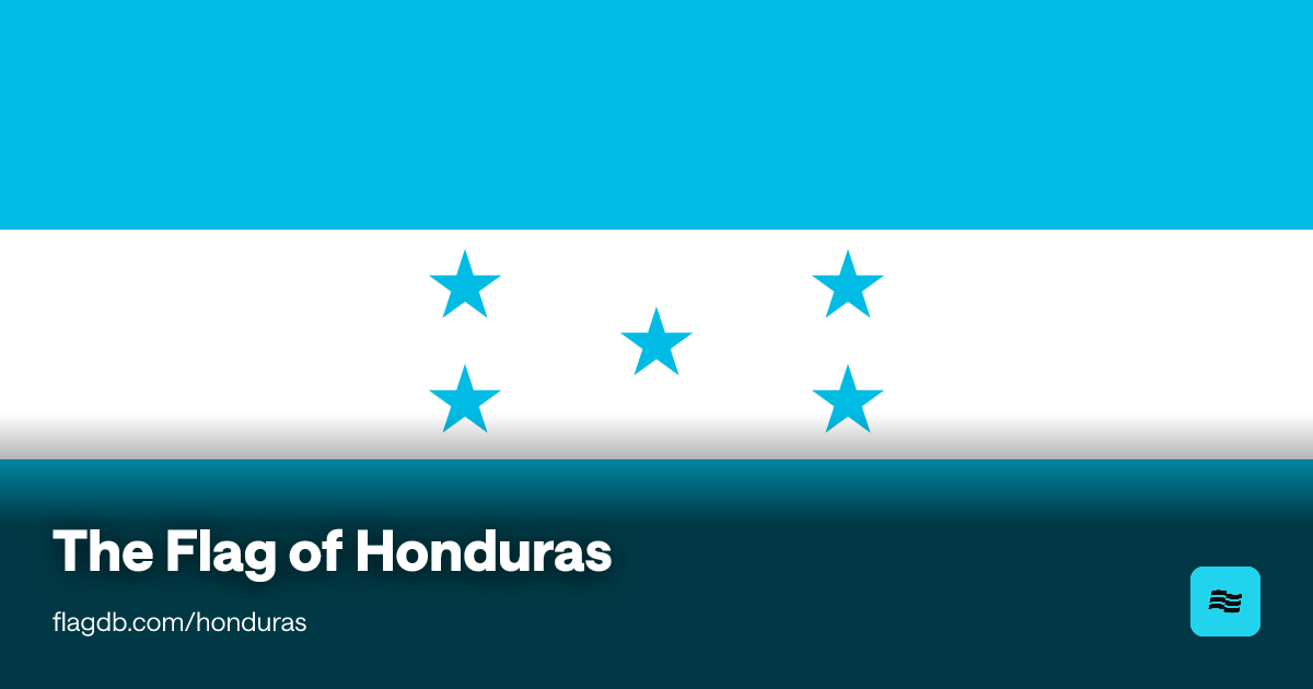 The Flag of Honduras - FlagDB - The Flag Database