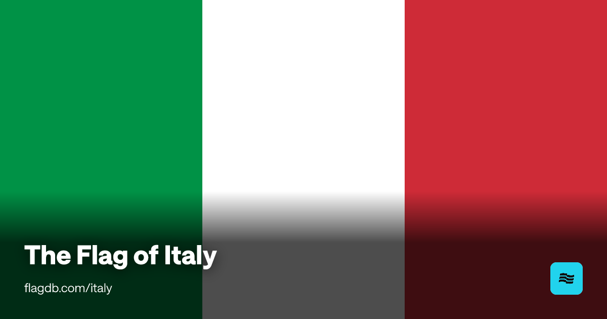 The Flag of Italy - FlagDB - The Flag Database