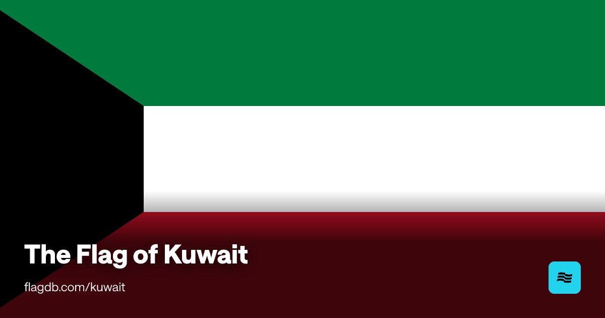 The Flag of Kuwait - FlagDB - The Flag Database