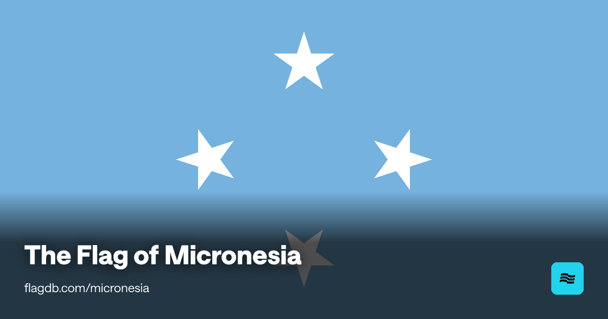 The Flag of Micronesia - FlagDB - The Flag Database