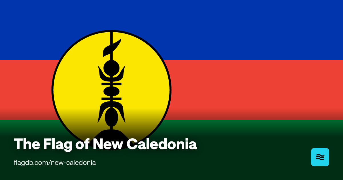 The Flag of New Caledonia - FlagDB - The Flag Database