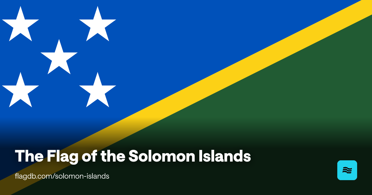 The Flag of the Solomon Islands - FlagDB - The Flag Database