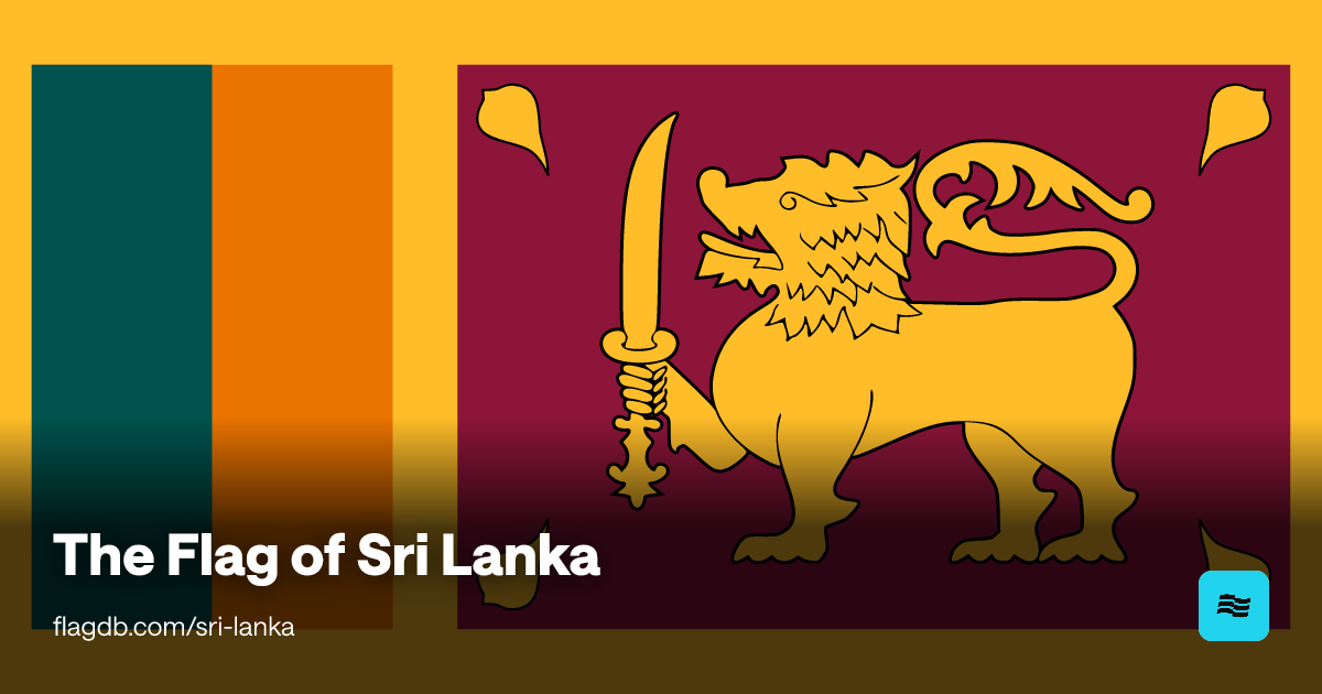 The Flag of Sri Lanka - FlagDB - The Flag Database