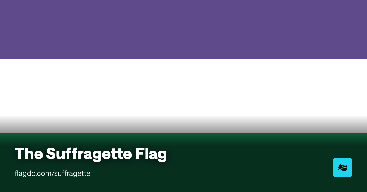 The Suffragette Flag - FlagDB - The Flag Database