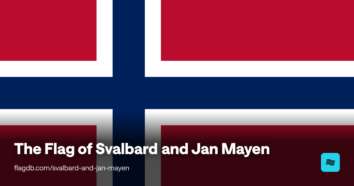 The Flag of Svalbard and Jan Mayen - FlagDB - The Flag Database