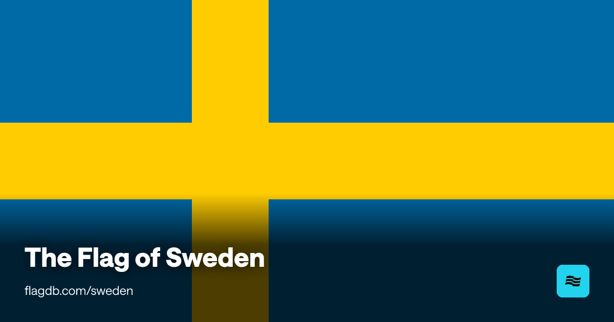 The Flag of Sweden - FlagDB - The Flag Database