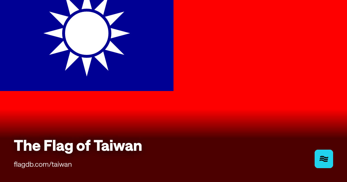 The Flag of Taiwan - FlagDB - The Flag Database