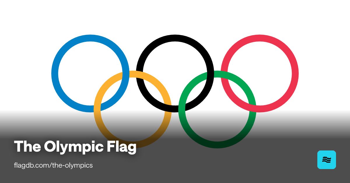 The Olympic Flag - FlagDB - The Flag Database