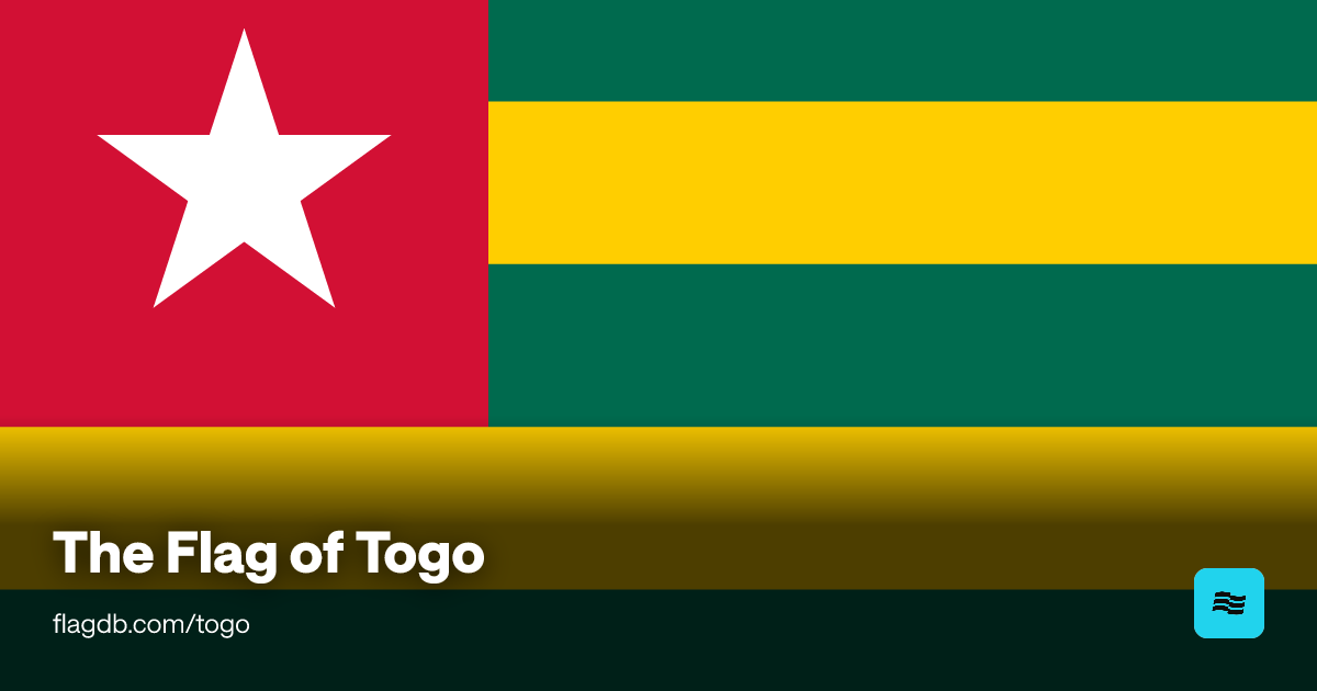 The Flag of Togo - FlagDB - The Flag Database