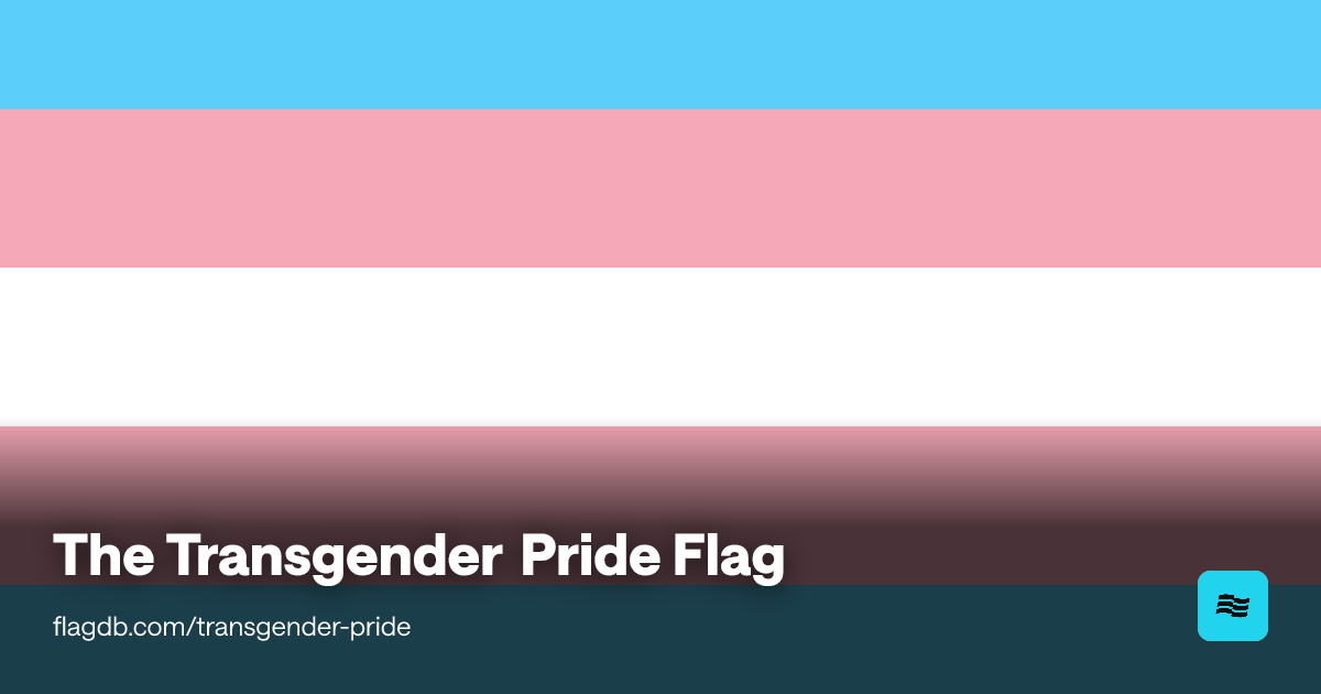 The Transgender Pride Flag - FlagDB - The Flag Database
