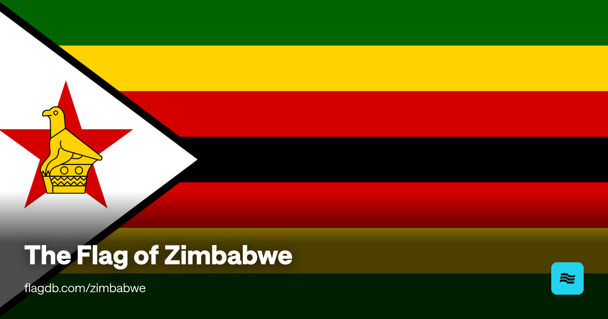 The Flag of Zimbabwe - FlagDB - The Flag Database